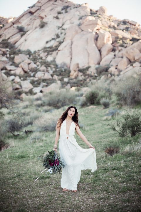 Bohemian Desert Wedding Session - Calgary Wedding Photographers | Nicole Sarah Photography